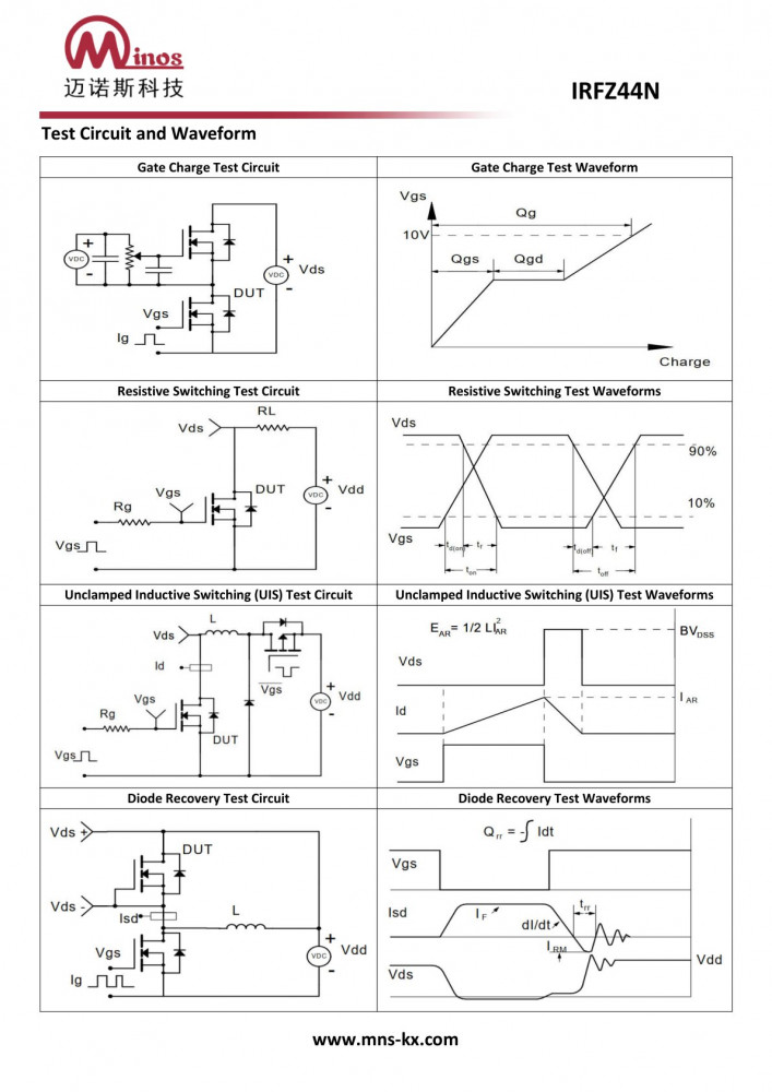 IRFZ44N datasheet page 5