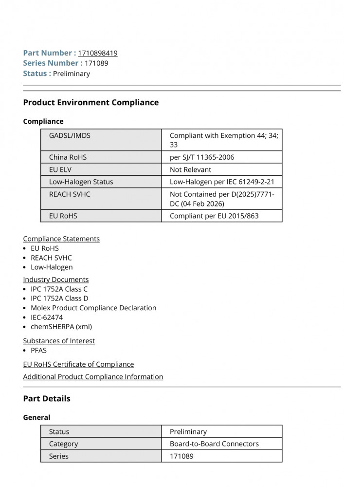 Product document preview, page 1