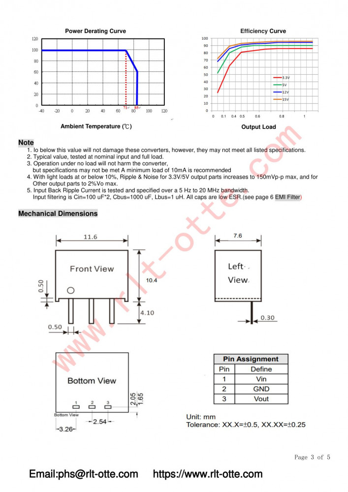 K7805M-1000R3 datasheet page 3