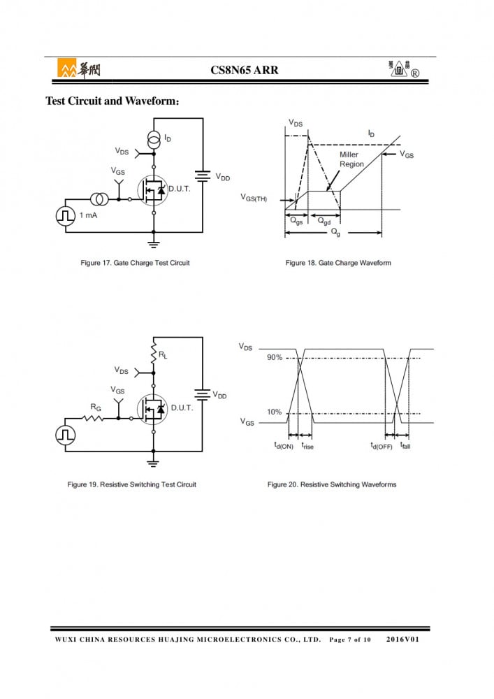 CS8N65ARR datasheet page 7