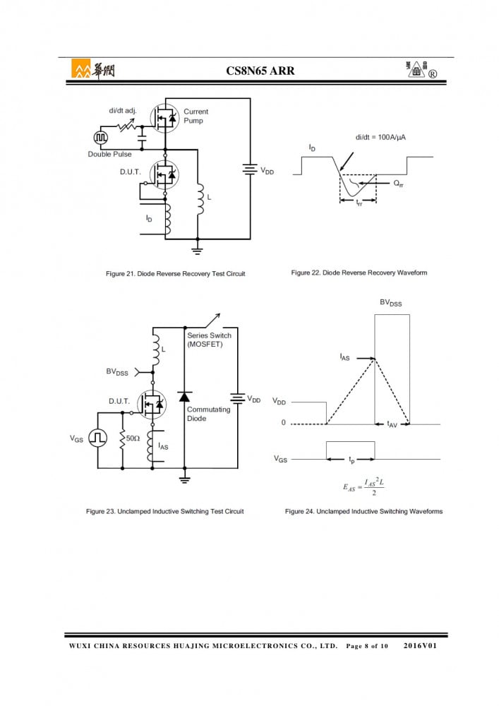 CS8N65ARR datasheet page 8