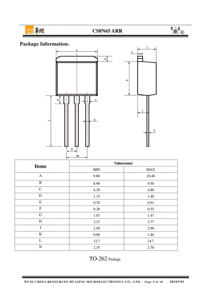 CS8N65ARR datasheet page 9