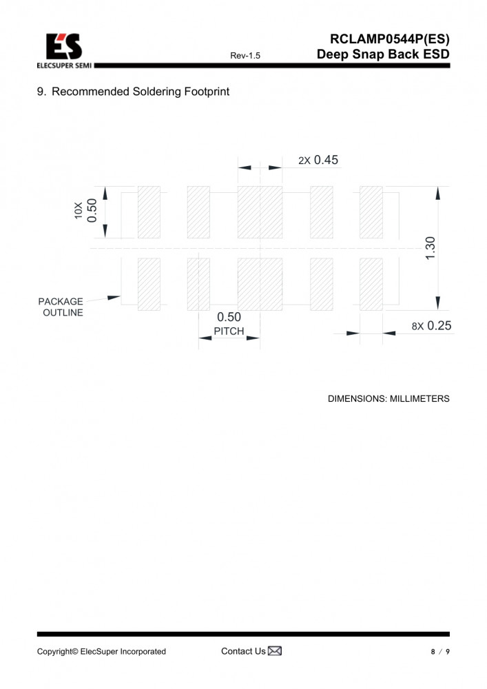RCLAMP0544P(ES) technical document page 8
