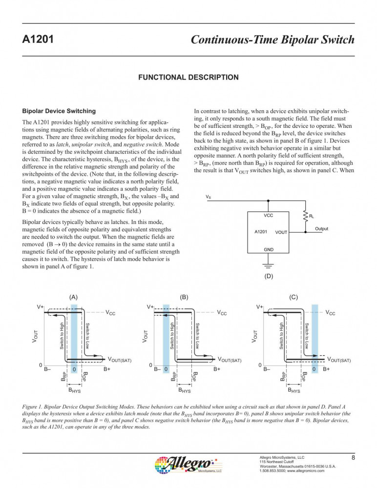 A1201 datasheet page 8