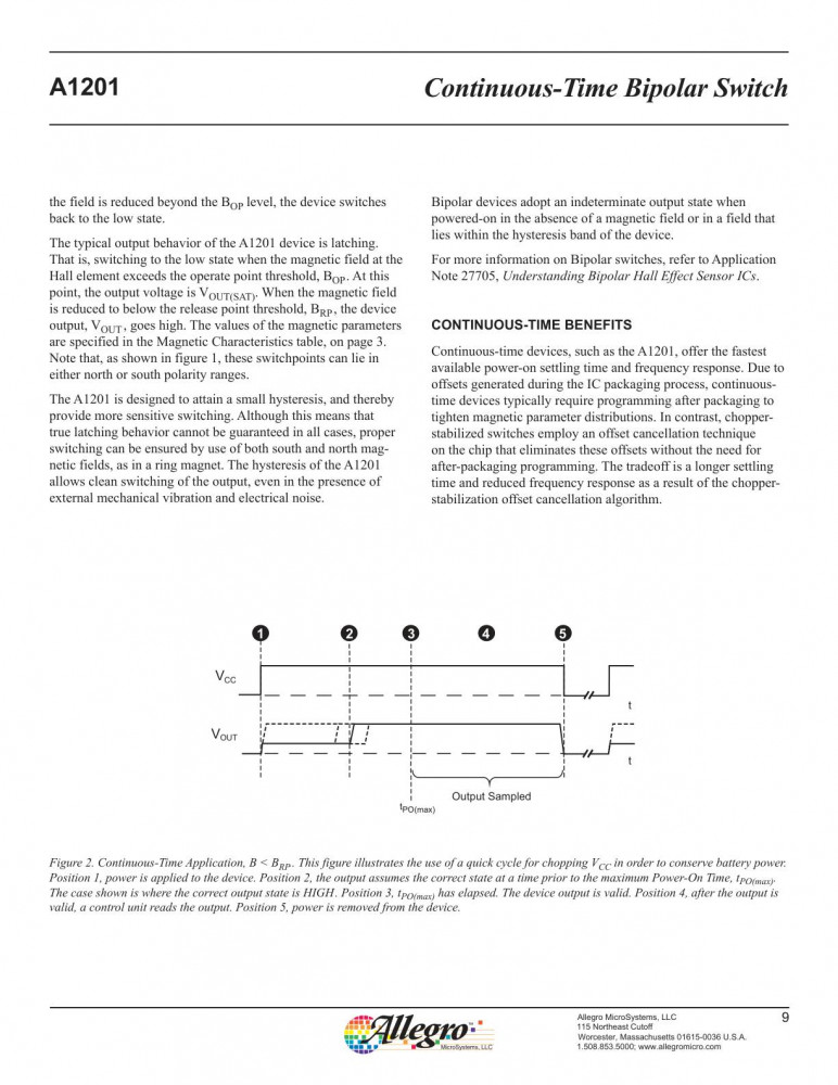 A1201 datasheet page 9