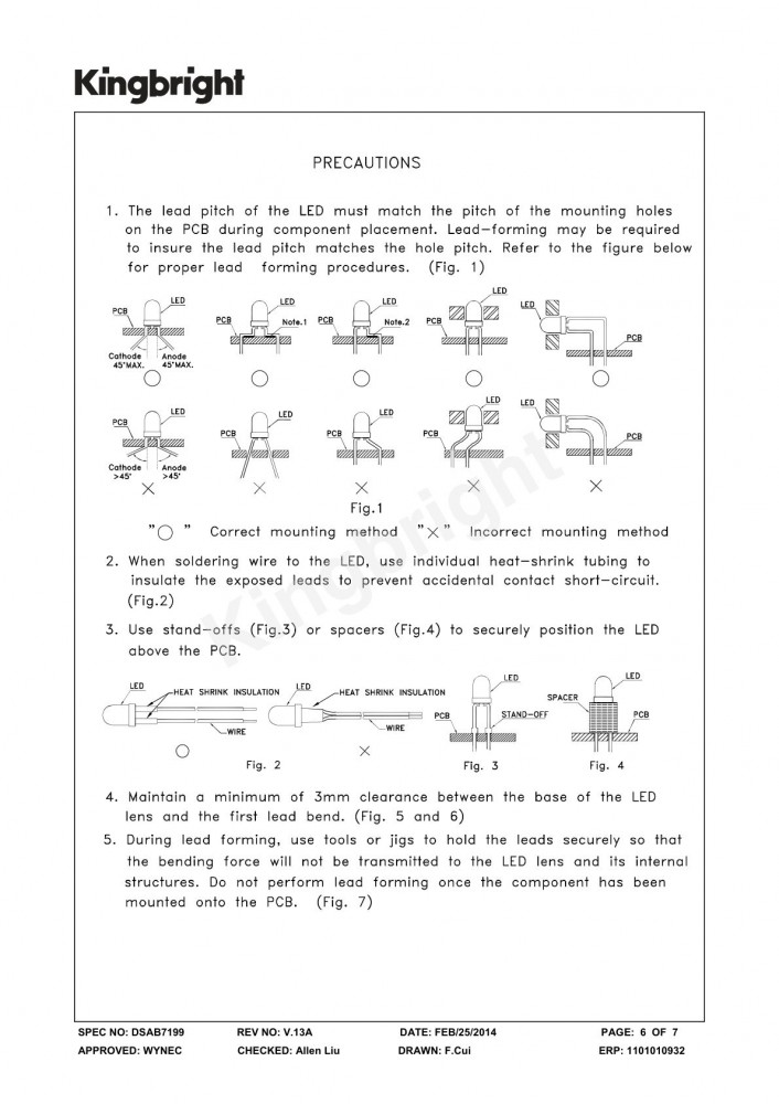 L-937EYW datasheet page 6