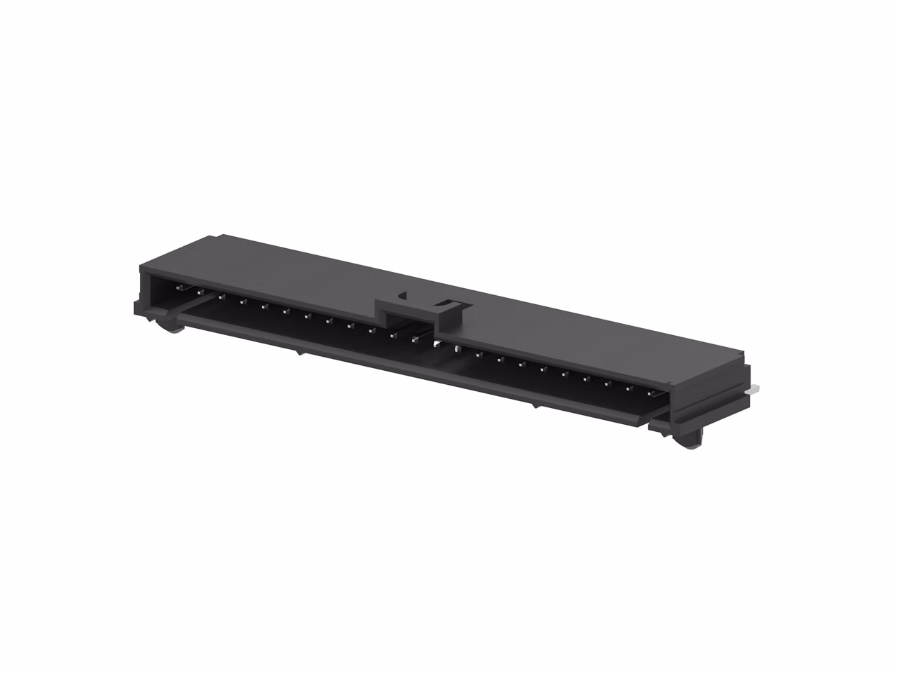 2.54mm Pitch SL Header, Single Row, Right-Angle, LCP, Shrouded, Surface Mount, with Pegs, Matte Tin (Sn) Plating, 24 Circuits, Tape and Reel for sale