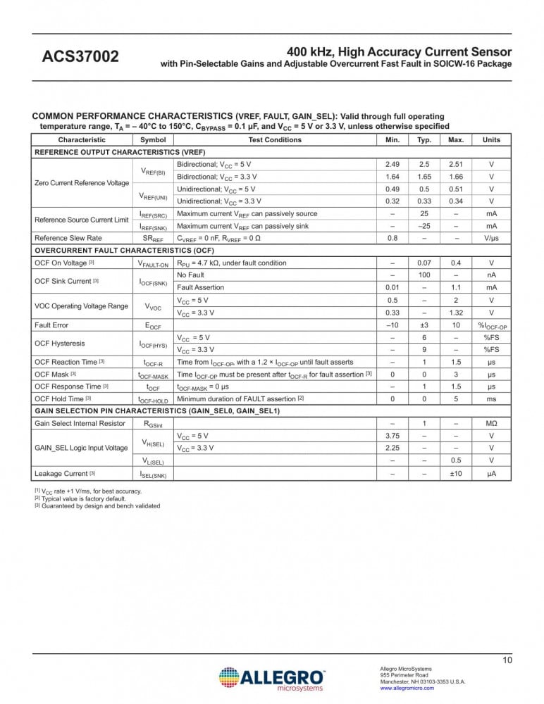 ACS37002 datasheet page 10
