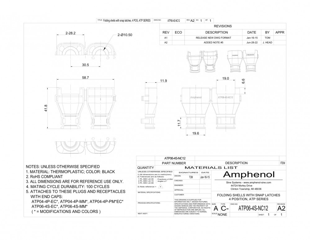 Amphenol ATP06-4S-NC12 technical drawing preview