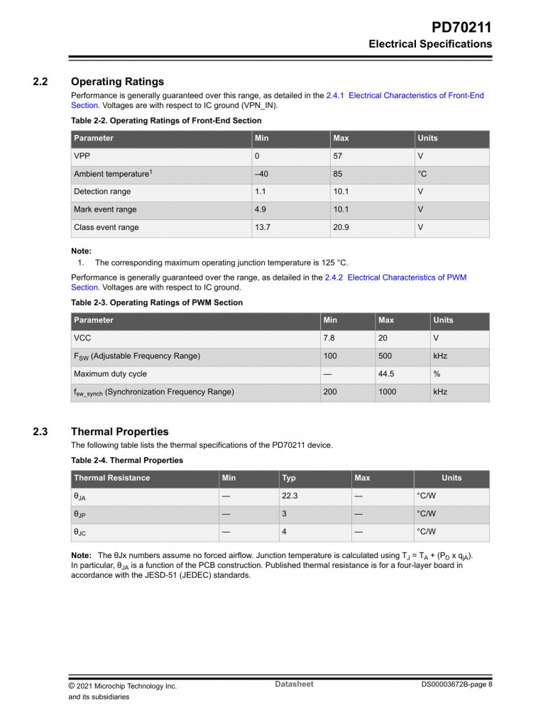 PD70211 datasheet page 8