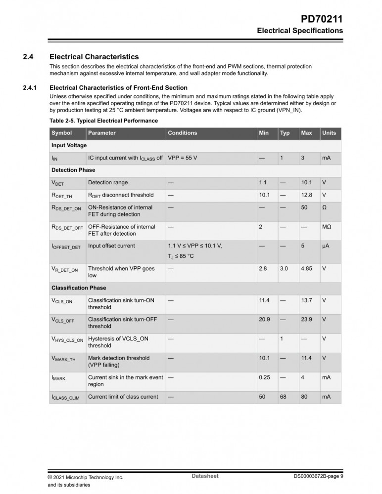 PD70211 datasheet page 9