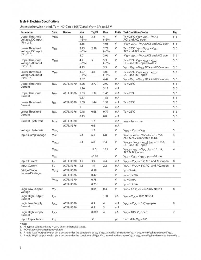ACPL-K370-000E datasheet page 6