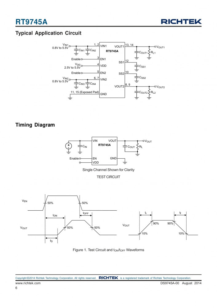 RT9745A technical document page 6