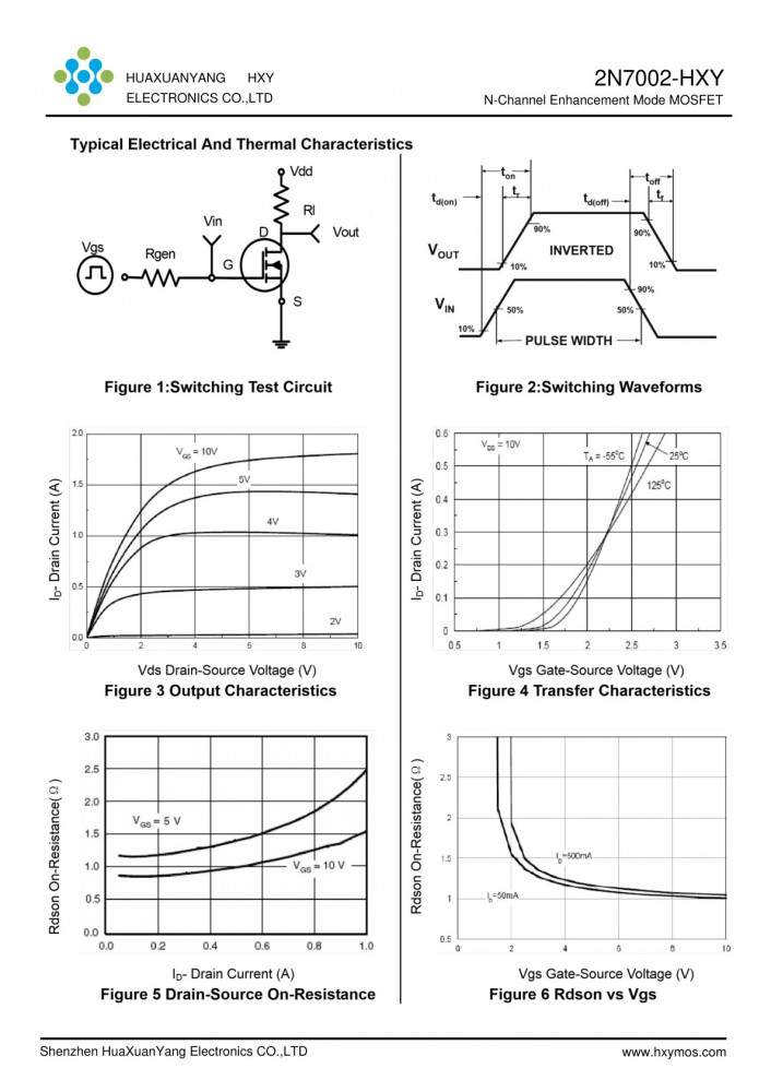 2N7002-HXY datasheet page 3