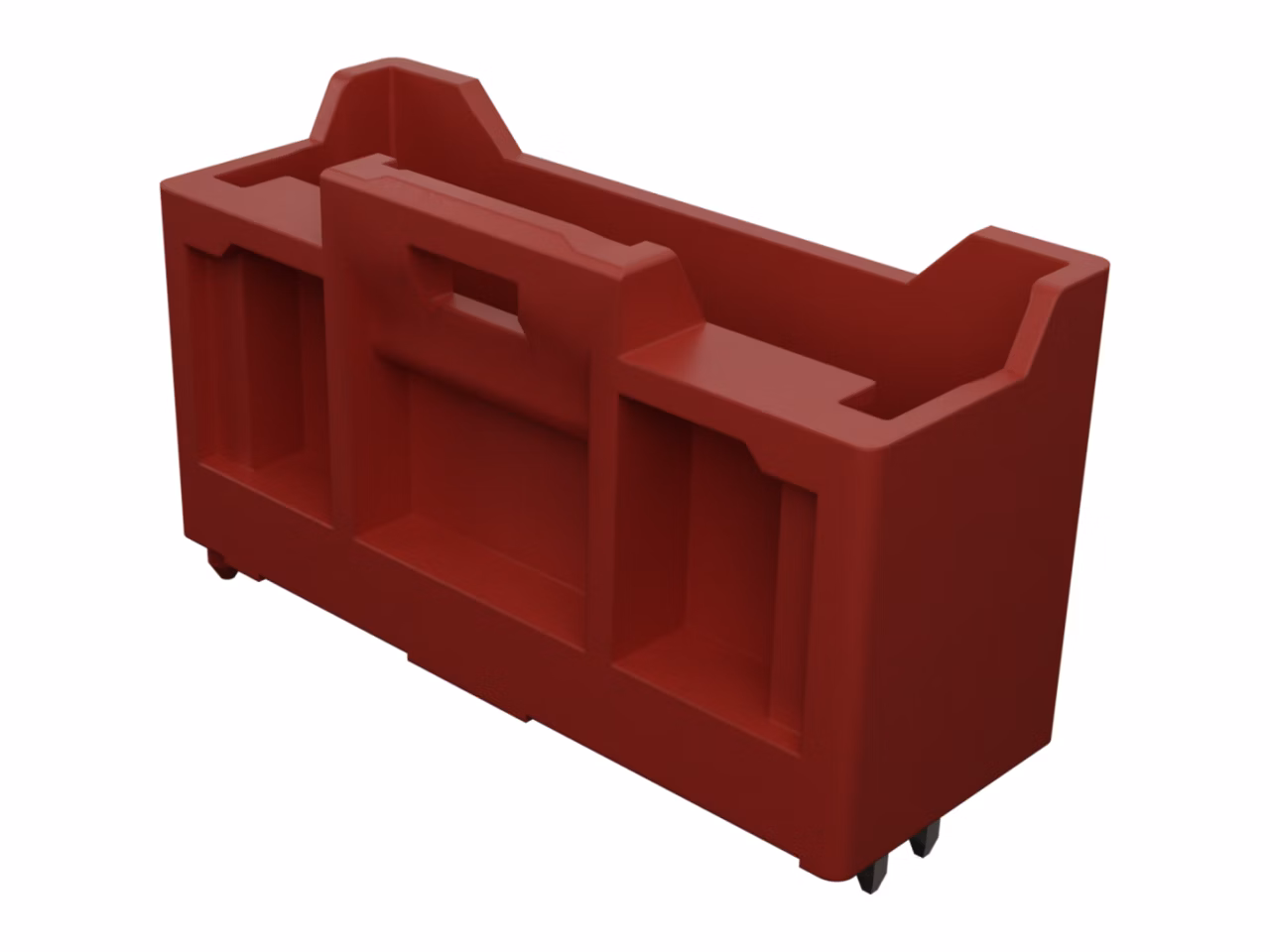 2.00mm Pitch, iGrid PCB Header, Dual Row, Vertical, Through Hole, Matte Tin (Sn) Plating, Positive Lock, 20 Circuits, Tray, 3.20mm PC Tail Length, Red, with PCB Locator for sale