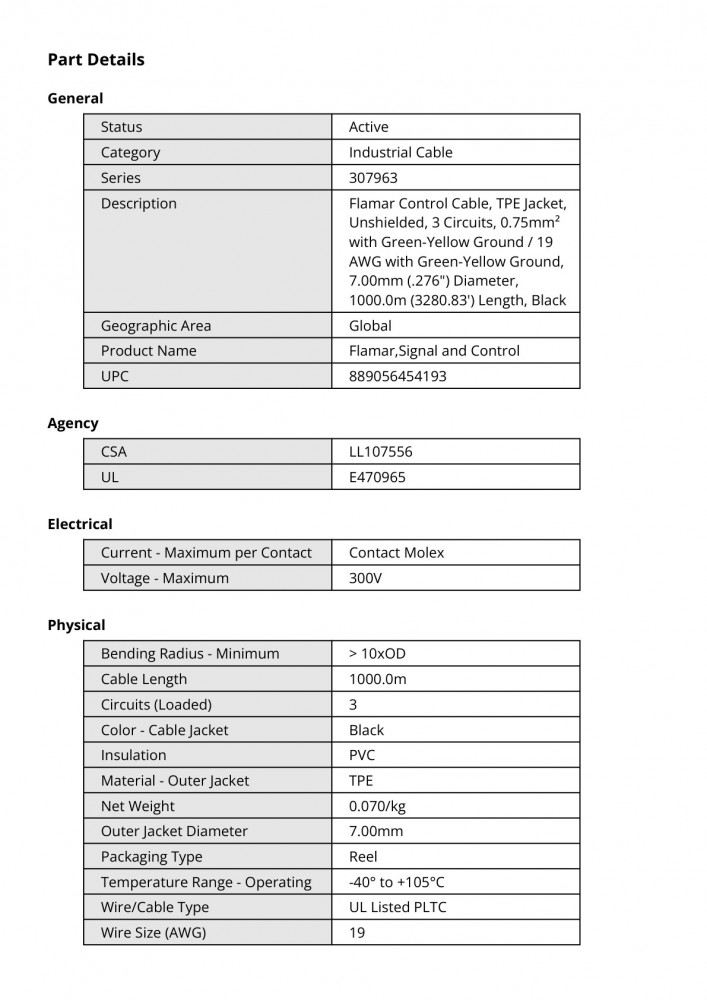 Technical document page 2 for Molex 1552400090