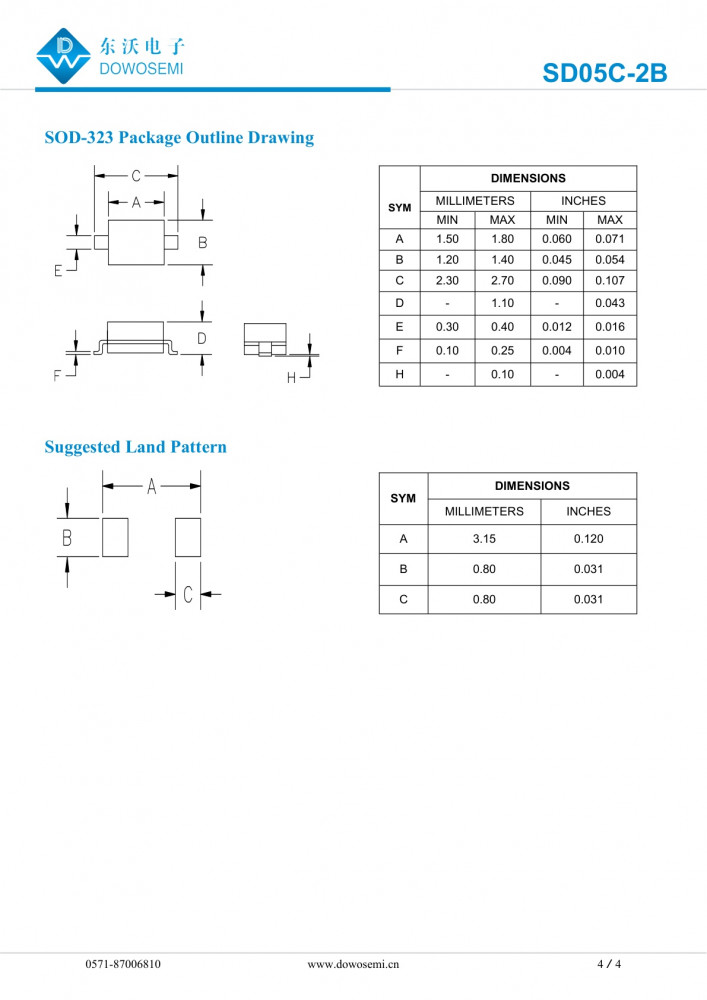 SD05C-2B datasheet page 4