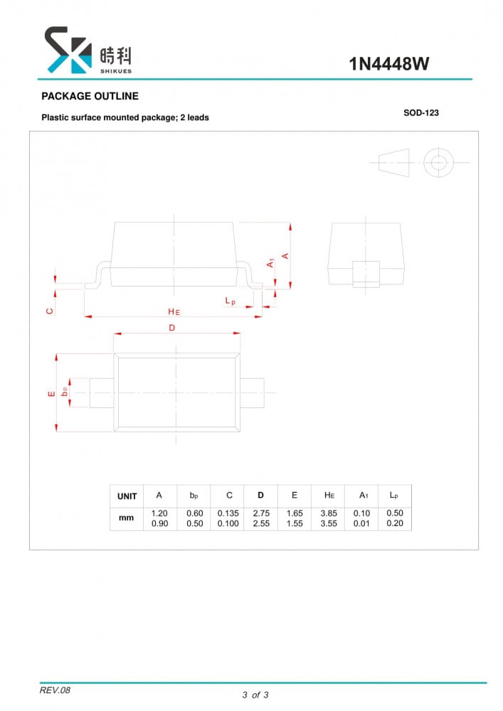 1N4448W datasheet page 3