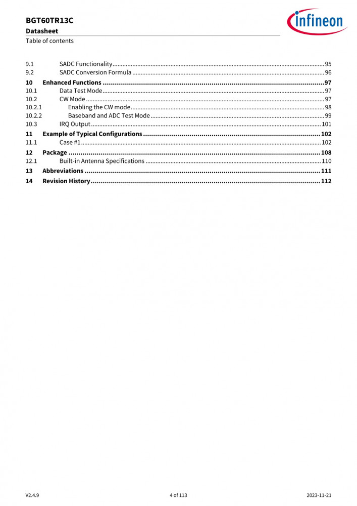 BGT60TR13C datasheet visual 4