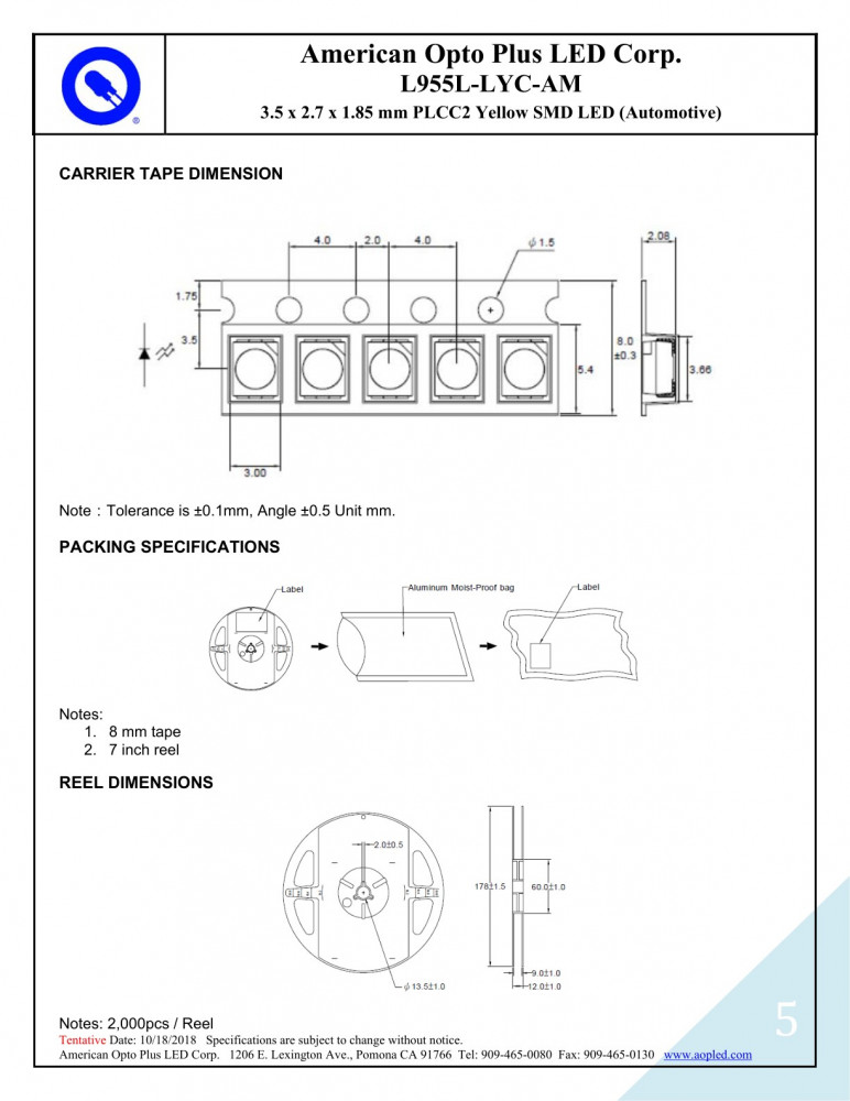 L955L-LYC-AM datasheet page 5