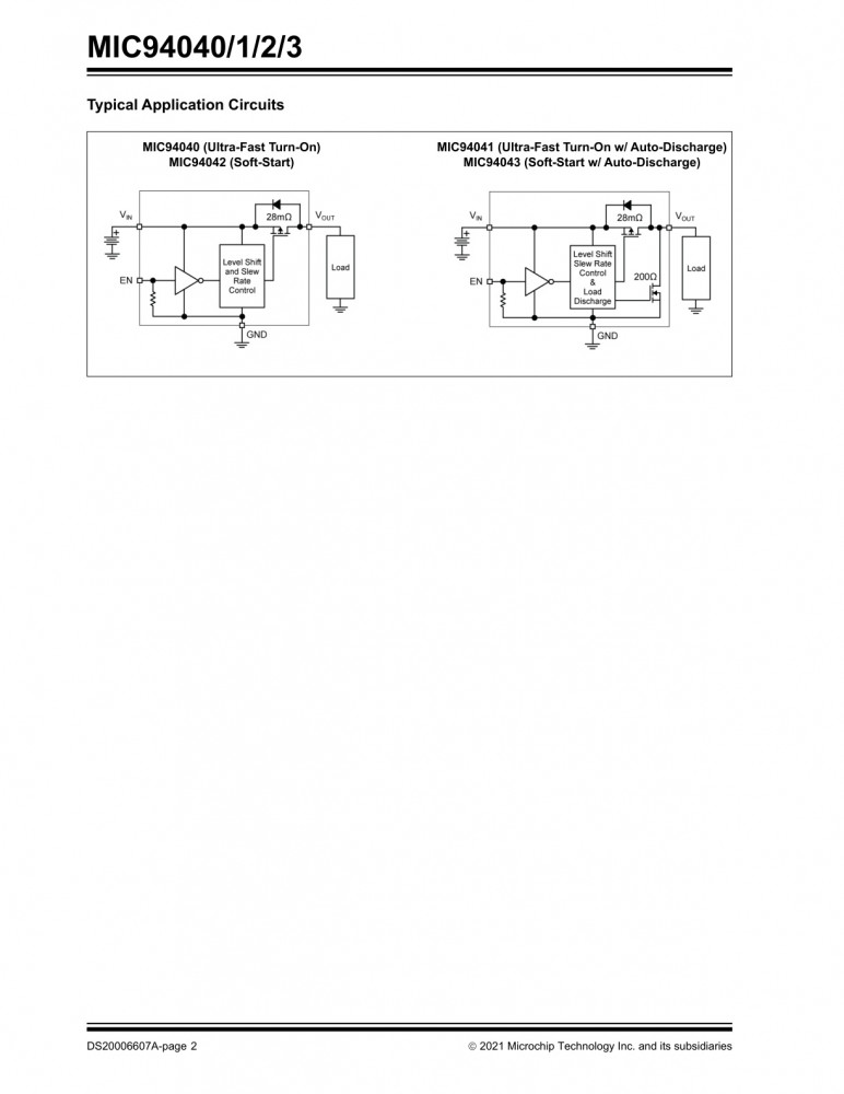 MIC94040 datasheet page 2