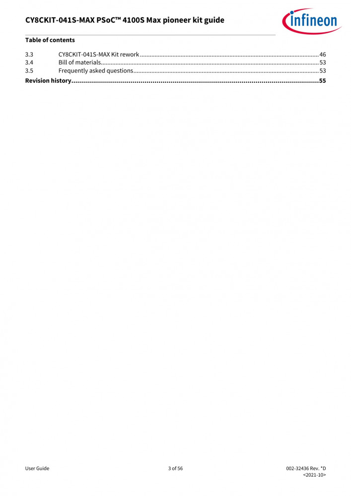 CY8CKIT-041S-MAX guide page 3