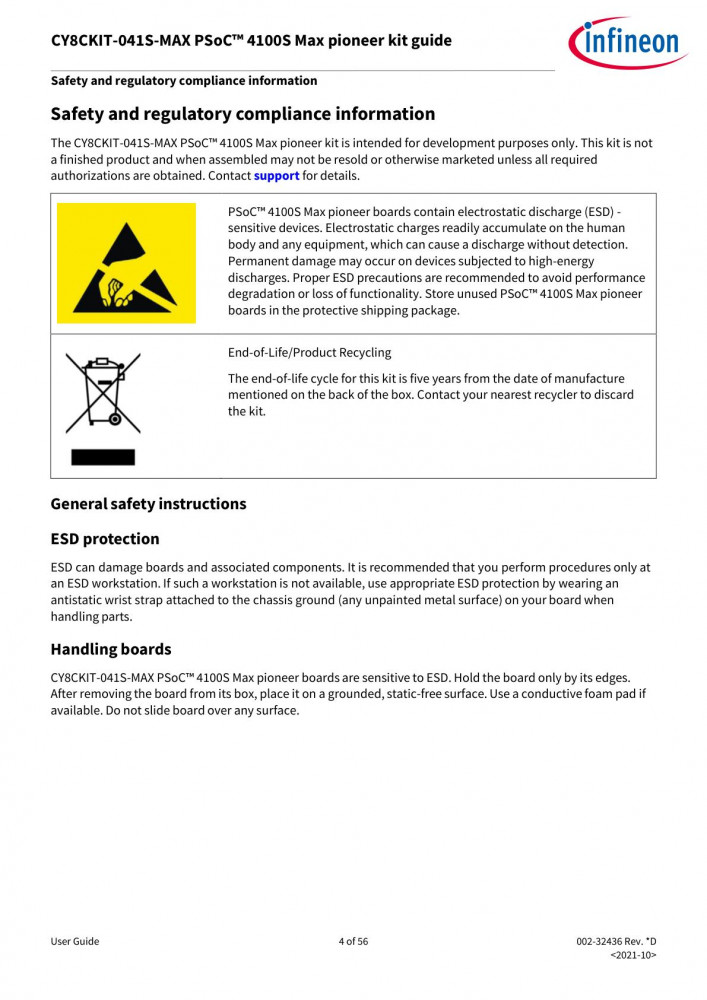 CY8CKIT-041S-MAX guide page 4