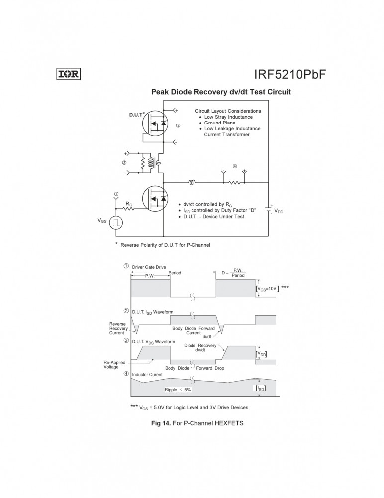 IRF5210PBF datasheet page 7
