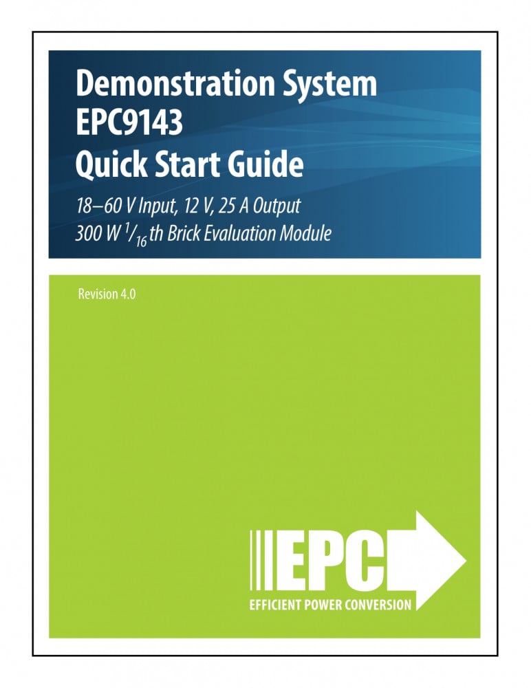 EPC9143 documentation page 1