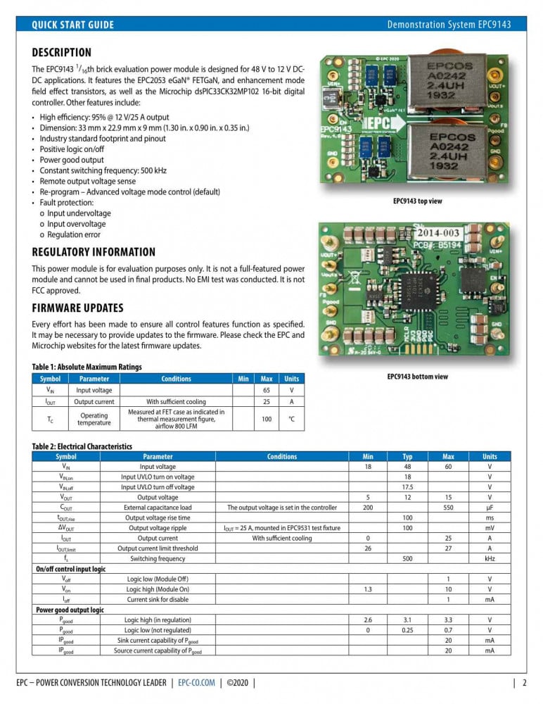 EPC9143 documentation page 2