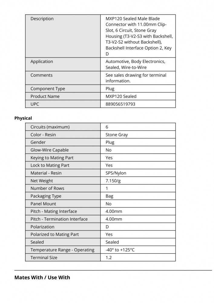MOLEX 348996123 technical document image 2