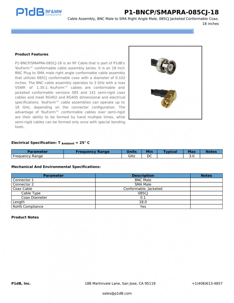 P1-BNCP/SMAPRA-085CJ-18 product documentation image