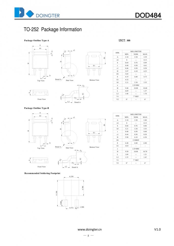 DOD484 datasheet page 5
