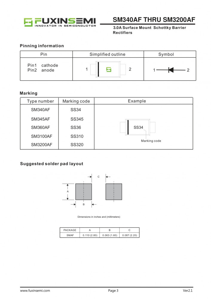 SM340AF datasheet page 3