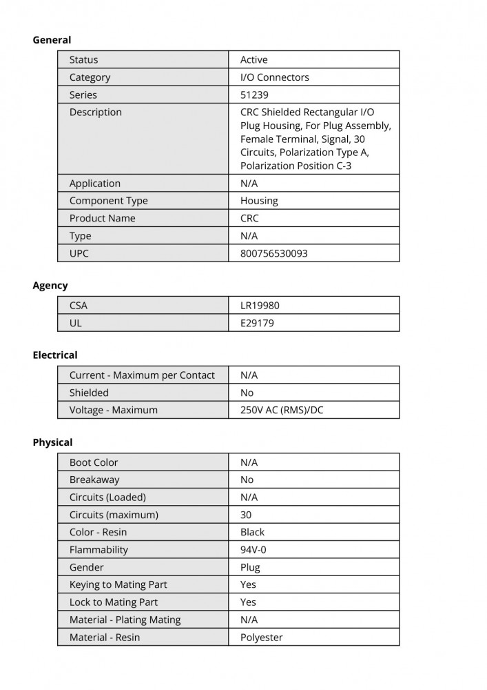 Product document image 2 for MOLEX 512393002