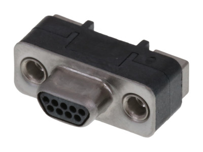 1.27mm Pitch Commercial Micro-D Panel Mount Header, 9 Circuits for sale
