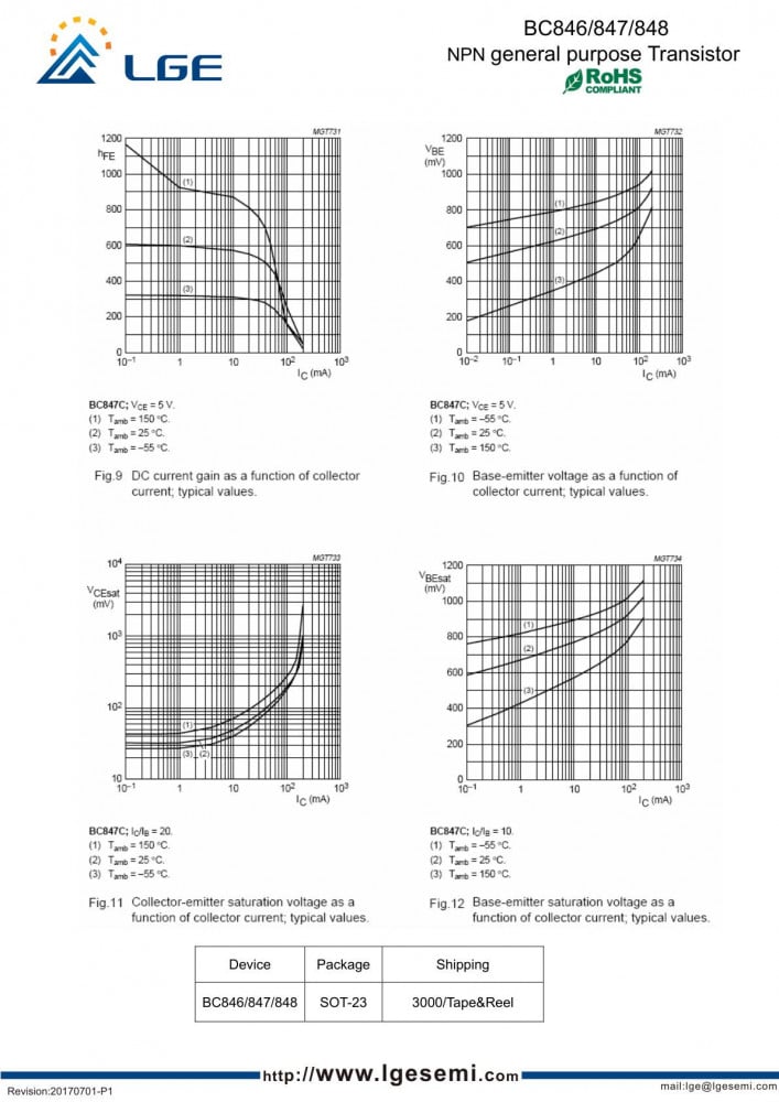 LGE BC847C datasheet page 4