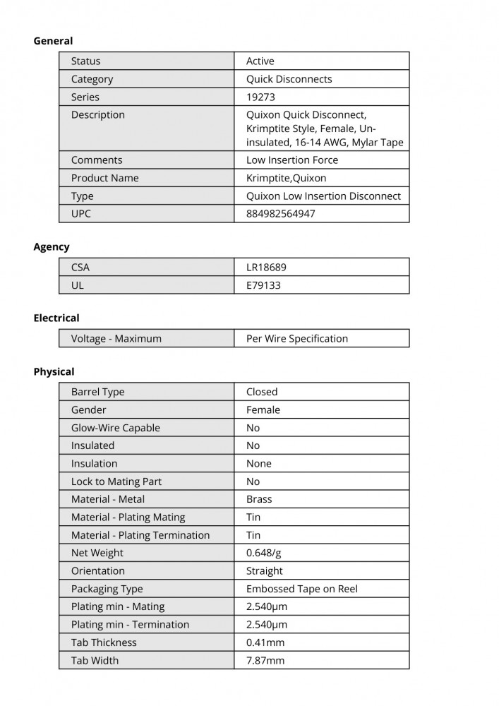 192730010 product document image, page 2