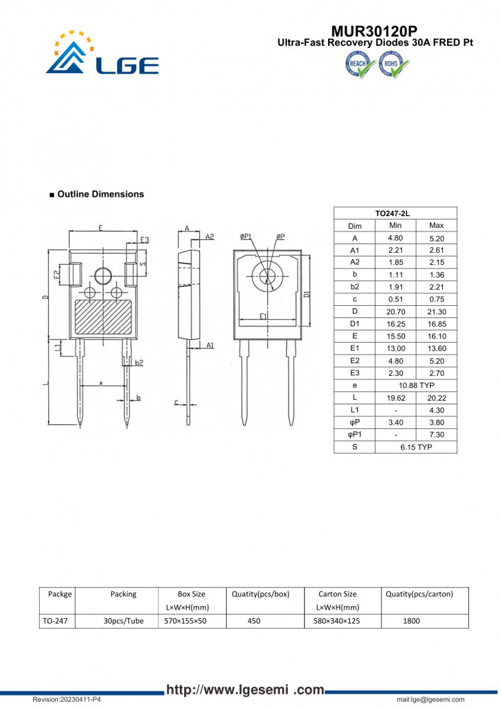 MUR30120P datasheet page 4