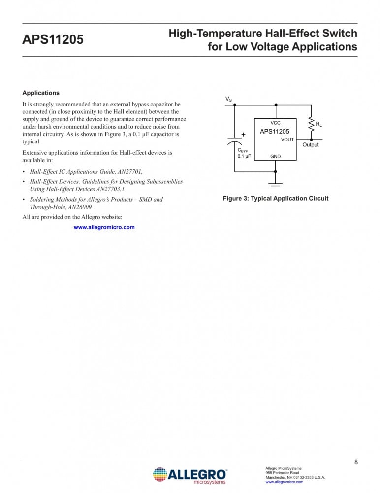 APS11205 datasheet page 8