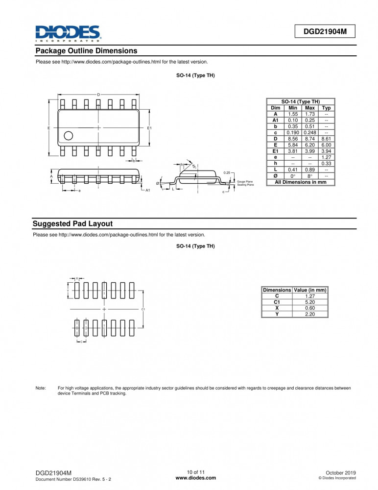 DGD21904MS14-13 datasheet page 10