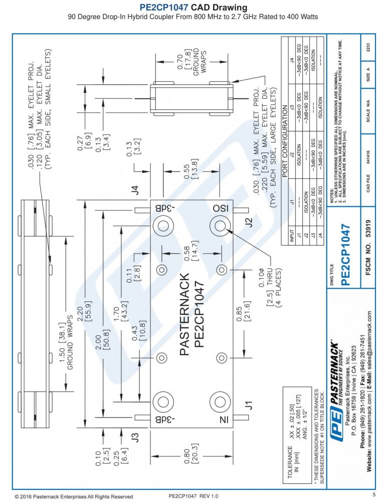 PE2CP1047 datasheet page 5