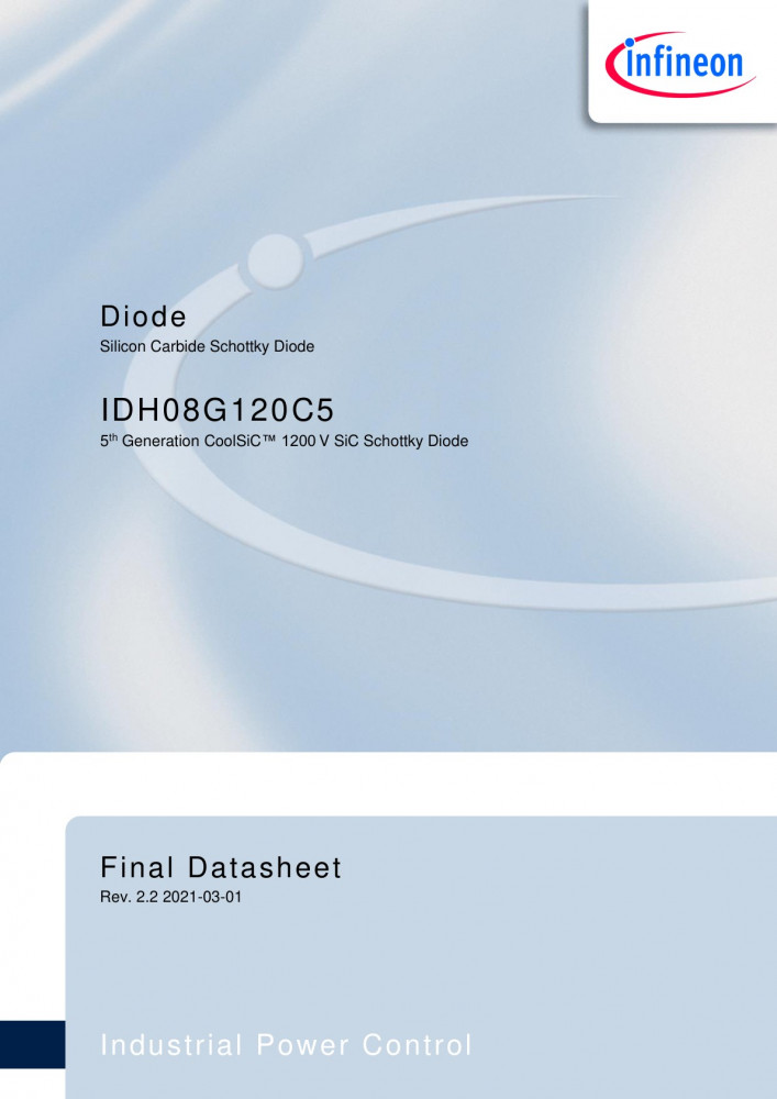Datasheet page 1
