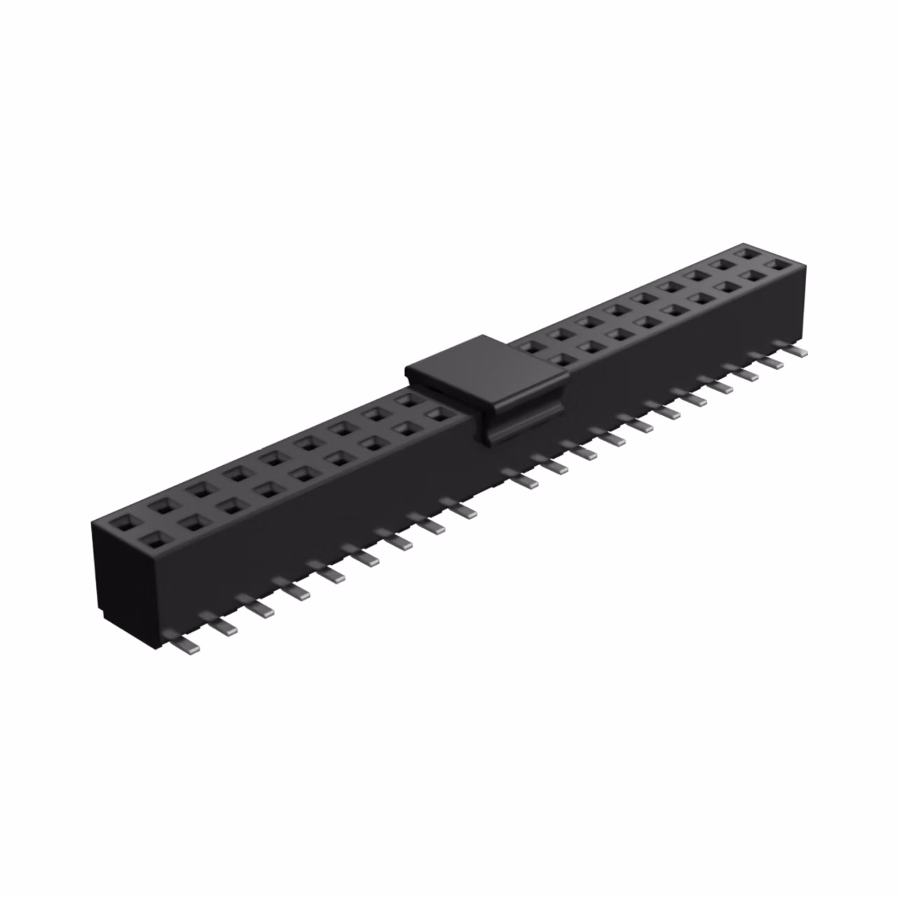 2.00mm Pitch Milli-Grid Receptacle, Surface Mount, Top Entry, 0.051µm Gold (Au) Plating, with Cover, 42 Circuits, Circuits 19 and 22 Voided, Lead-Free, Tube for sale