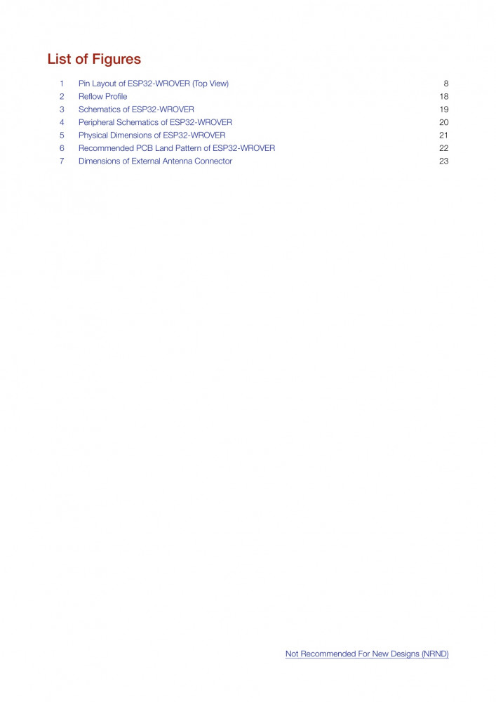ESP32-WROVER datasheet page 5
