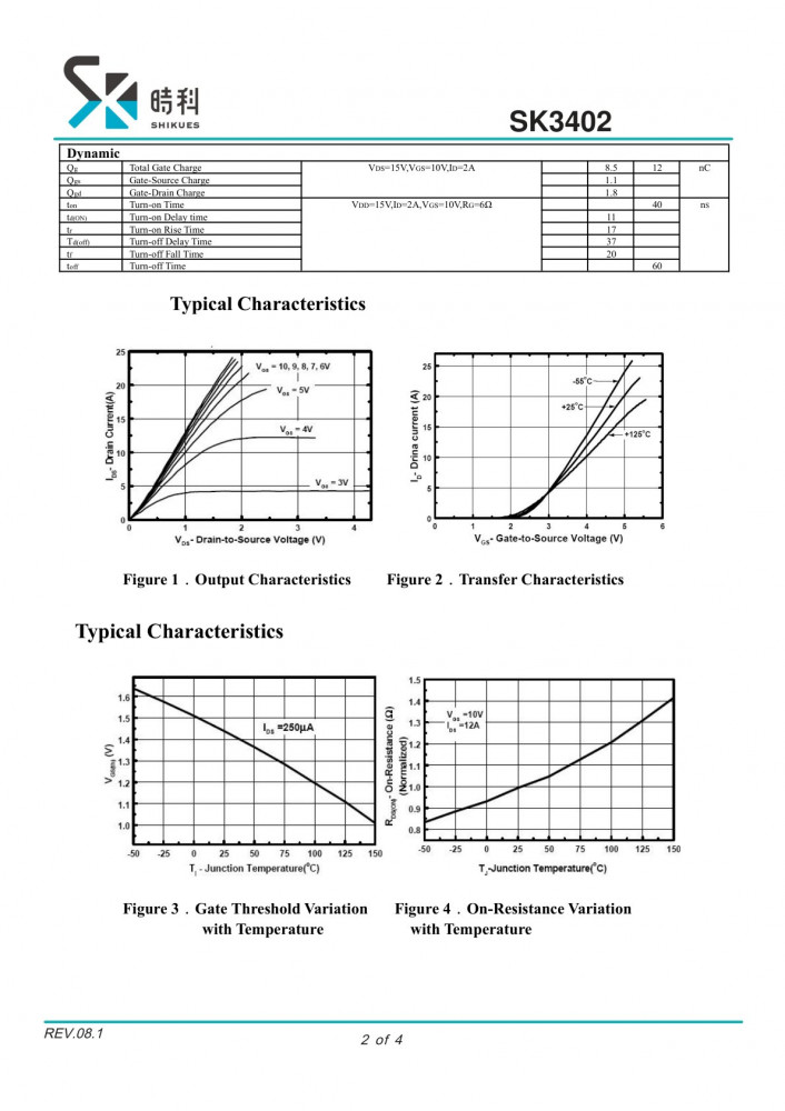 SK3402 technical document page 2