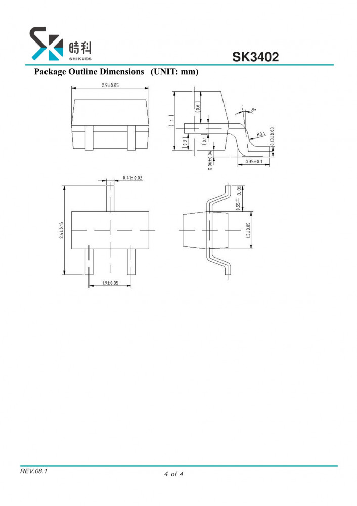 SK3402 technical document page 4
