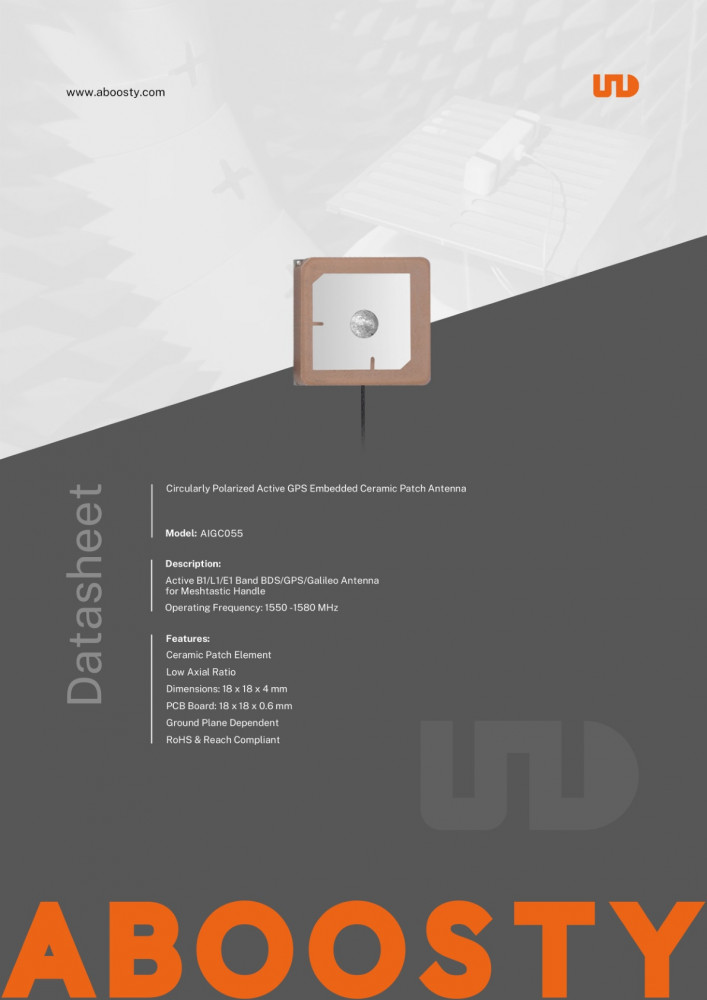 AIGC055 datasheet page 1