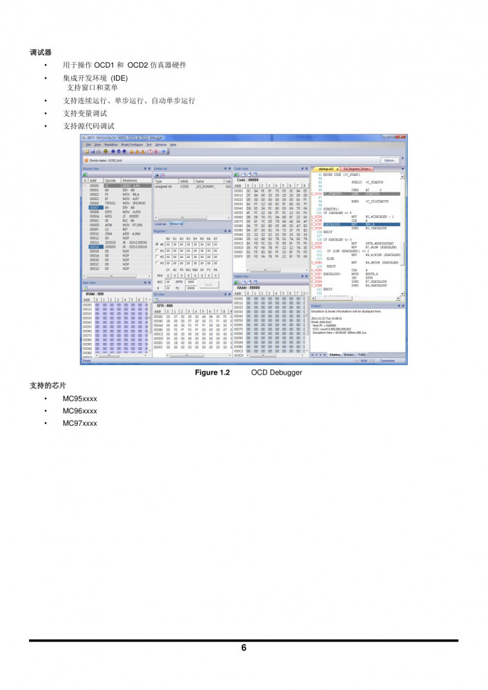 MC94F1102AMBN technical document page 6