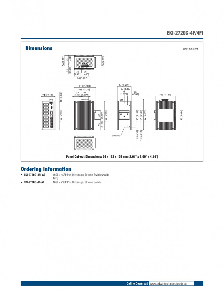 EKI-2720G technical document, page 2